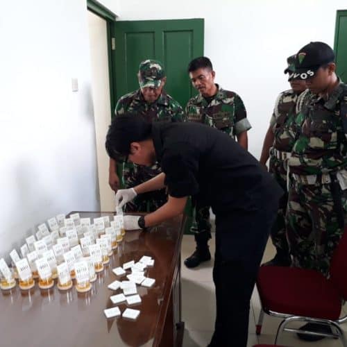Sosialisasi P4GN & Tes Urine Dithubad & Ditbekangad