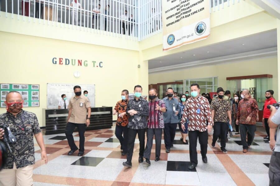 Mensos Bersama Kepala BNN Tinjau Fasilitas Balai Besar Rehab BNN Lido