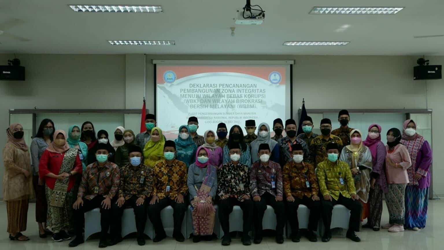 Kepala PPSDM BNN RI Deklarasikan Zona Integritas Siap Wujudkan WBK dan WBBM