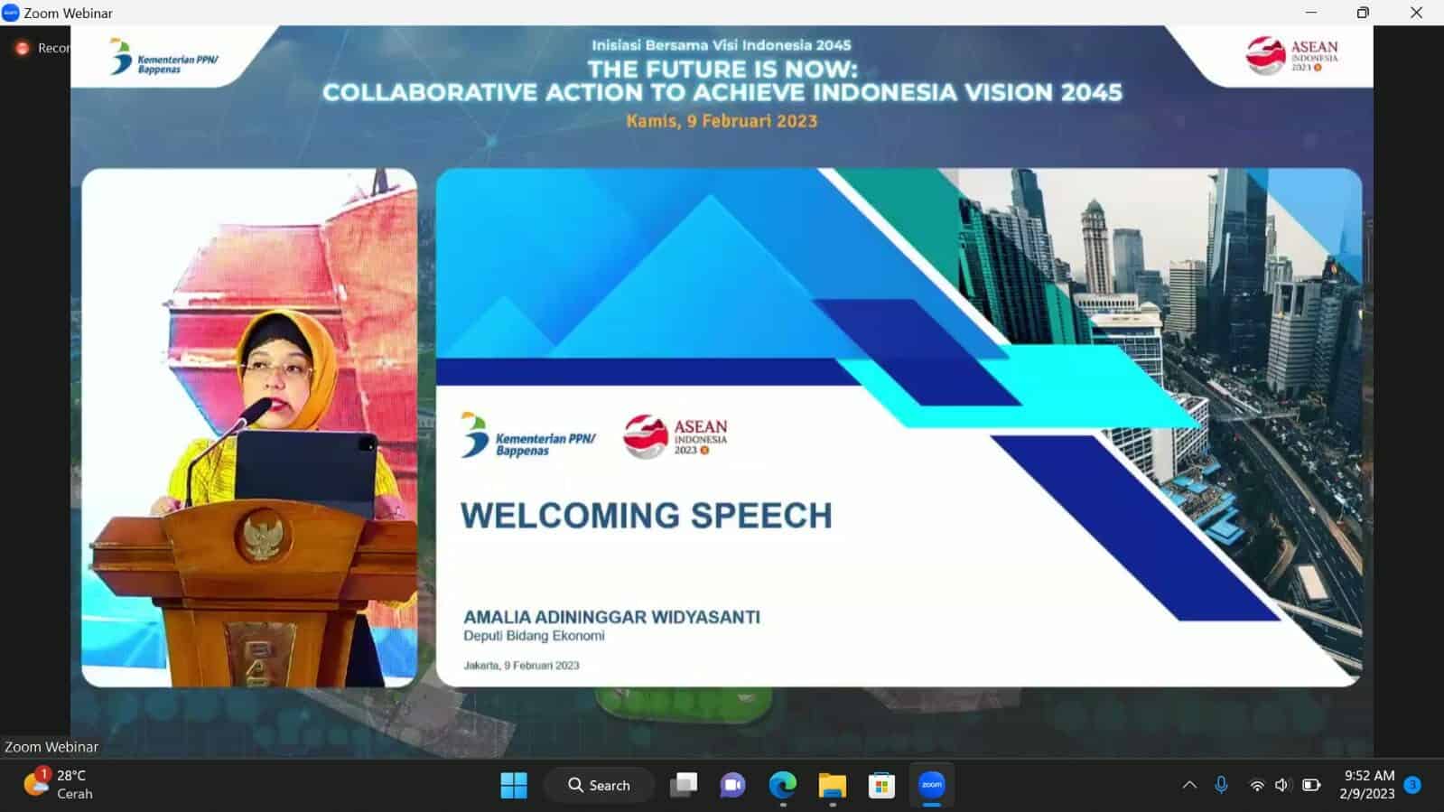 Undangan Acara Visi Indonesia 2045 dengan tema “The Future is Now ...