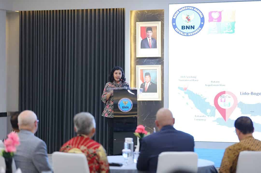 BNN RI Sambut Kunjungan Kerja Dea Di Balai Besar Rehabilitasi BNN LIDO
