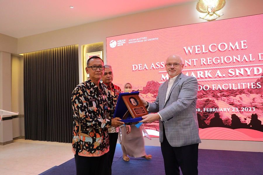 BNN RI Sambut Kunjungan Kerja Dea Di Balai Besar Rehabilitasi BNN LIDO