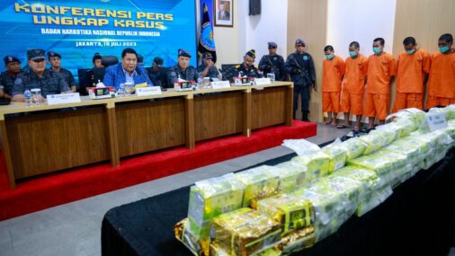 BNN Ungkap Dua Kasus Narkotika Dan Amankan 110 Kg Sabu