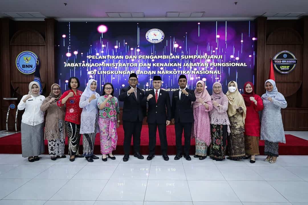 BNN RI Gelar Pelantikan Dan Pengambilan Sumpah/Janji Jabatan ...