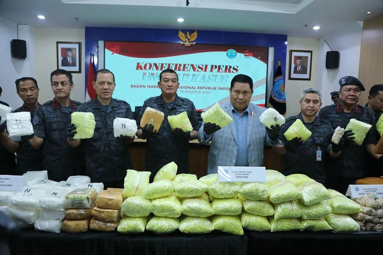 BNN RI Sita 274 KG Narkotika Dari 5 Kasus Tindak Pidana Narkotika