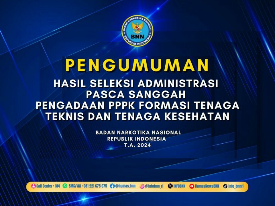Hasil Seleksi Administrasi Pasca Sanggah Pengadaan Pppk Formasi Tenaga Teknis Dan Tenaga ...